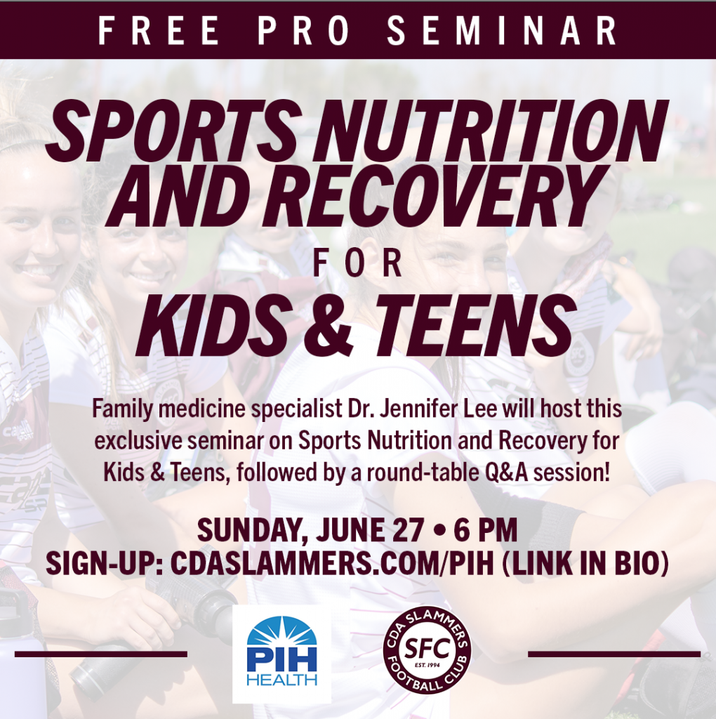 Sports Nutrition & Recovery for Kids and Teens – CDA Slammers FC