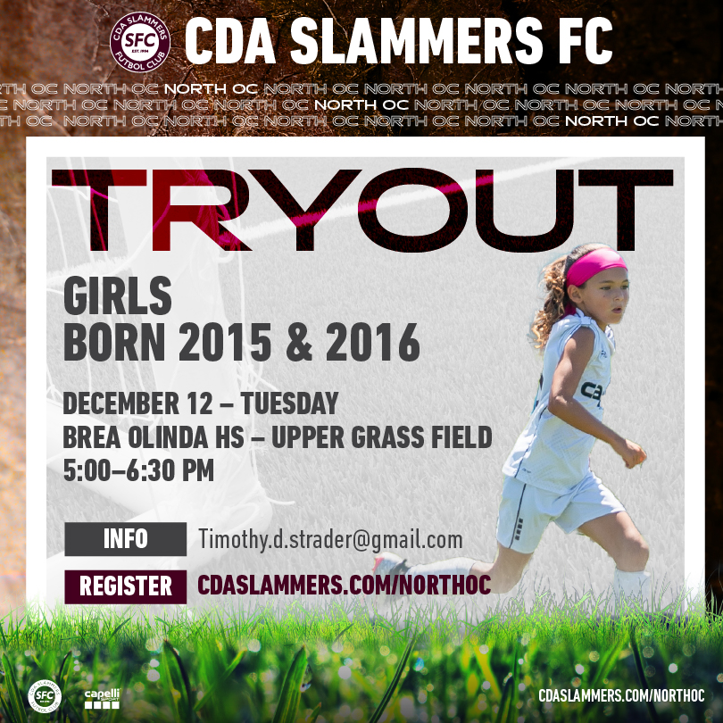 CDA Slammers FC North OC – California Club Soccer