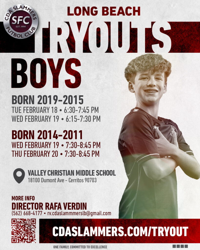 CDA Slammers FC Long Beach — Club Soccer in Cerritos, CA